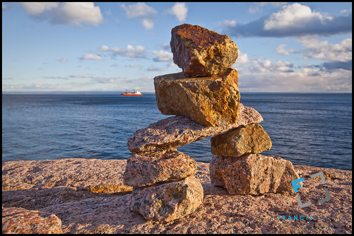 Les inuksuk de la communautÃ© Innu d'Essipit